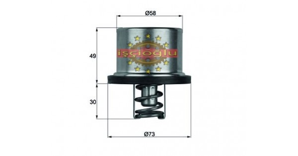 DAF TERMOSTAT ORJİNAL BEHR MAHLE 82 Derece CF-XF PREMİUM 420 VOLVO ...